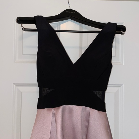 Avery G | Dresses | Avery G High Low Gown With Black Mesh Side Cutouts ...